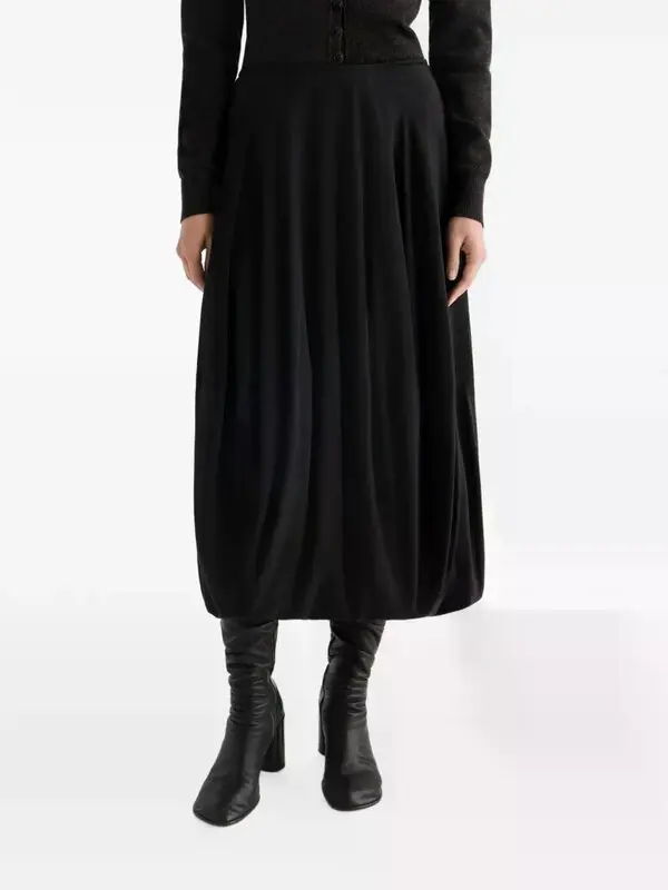 LEMAIRE Balloon Skirt In Silk Crepe De Chine