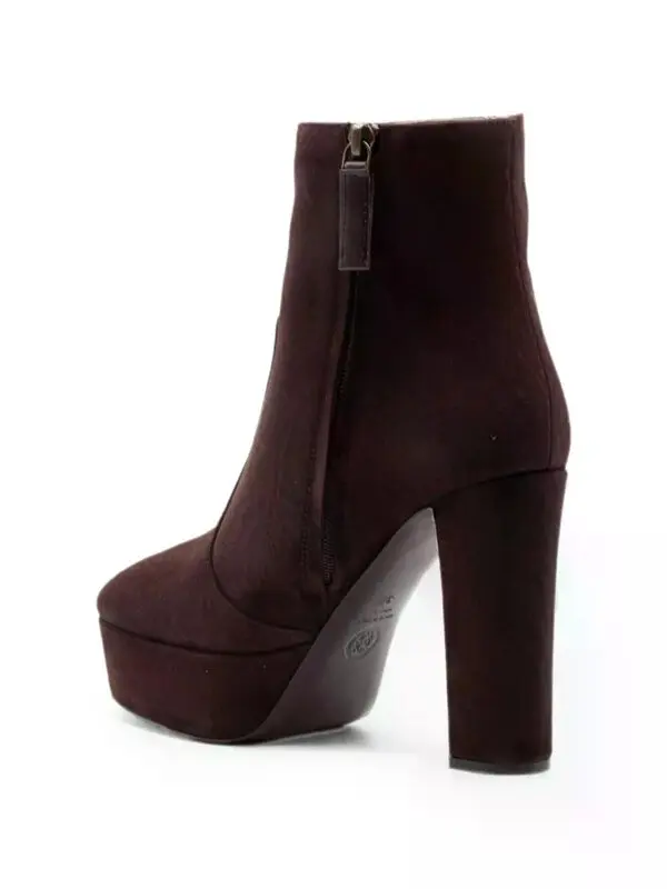 Roberto Festa Varissa Leather Ankle Boots - Brown