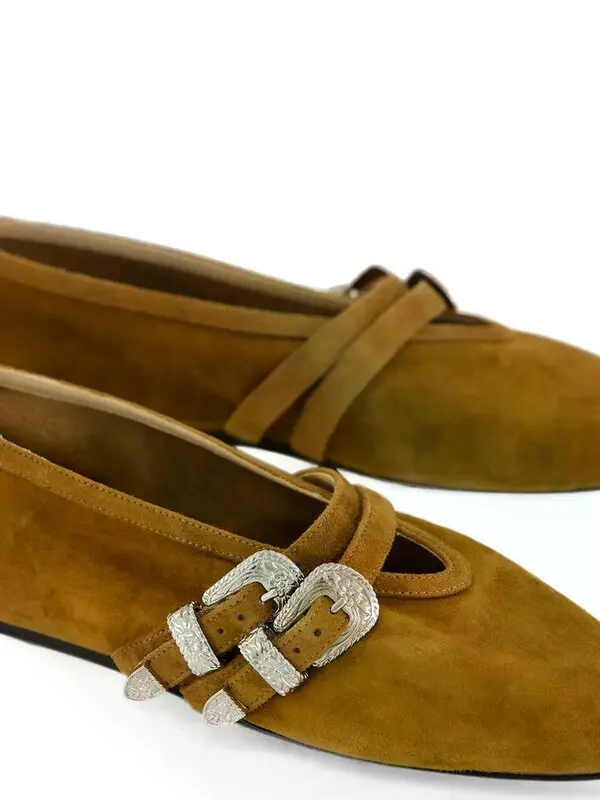 Le Monde Beryl Claudia Buckle-fastening Ballet Flats