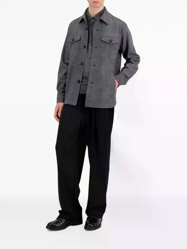Harris Wharf London Button-up Shirt Jacket