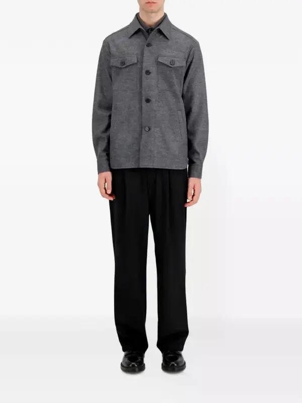 Harris Wharf London Button-up Shirt Jacket
