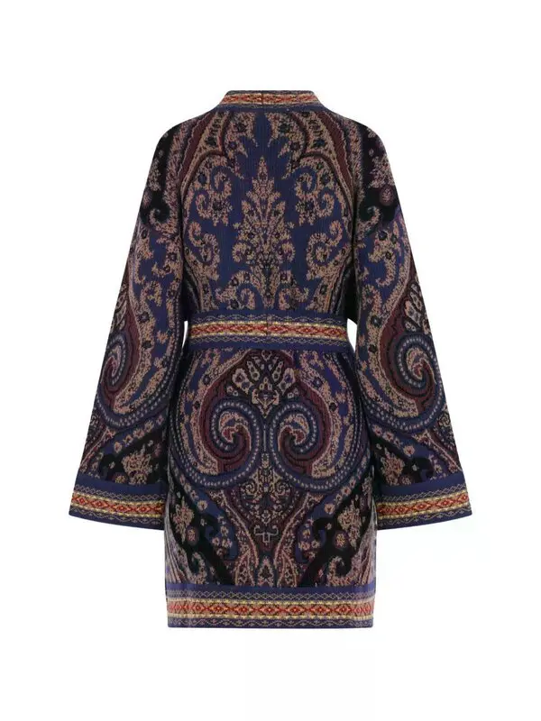 Etro Paisley-pattern Belted Jacket