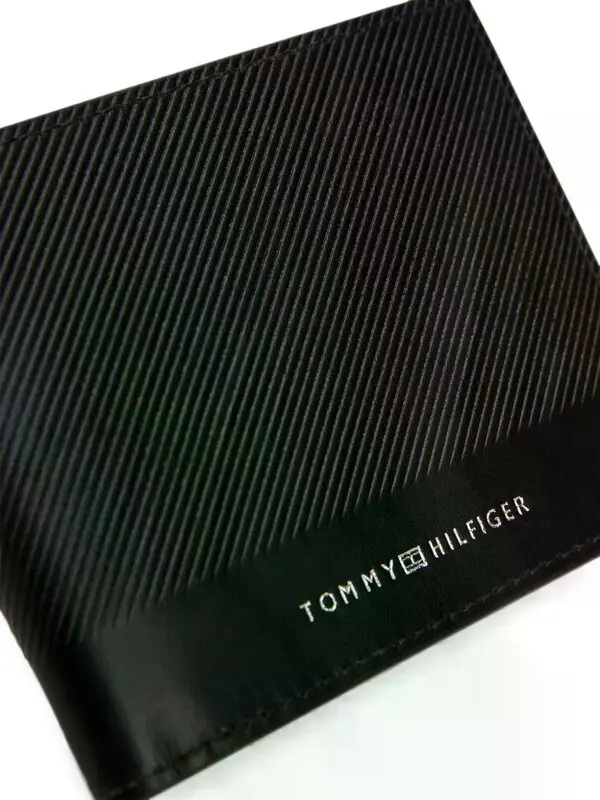 Tommy Hilfiger Logo-detail Diagonal-textured Wallet