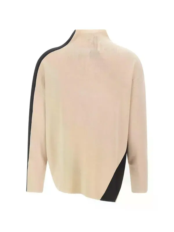 ELENA MIRÒ Asymmetrical Panelled Sweater