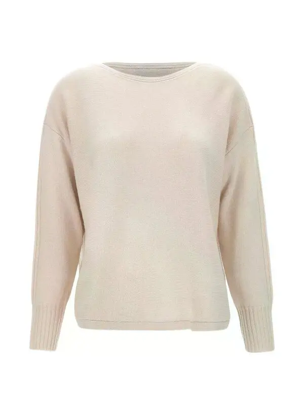 ELENA MIRÒ Ribbed-detail Wool Sweater
