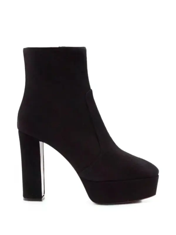 Roberto Festa Varissa Leather Ankle Boots - Black