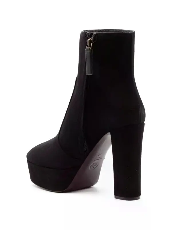 Roberto Festa Leather Ankle Boots - Black