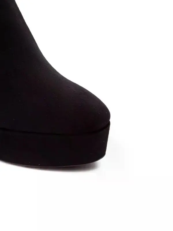Roberto Festa Leather Ankle Boots - Black