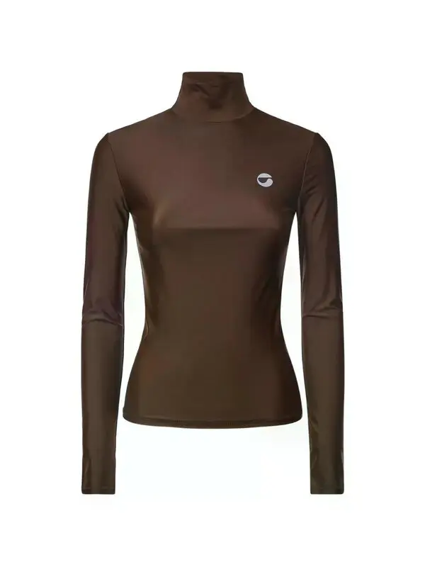 Coperni Second Skin Turtleneck - Brown