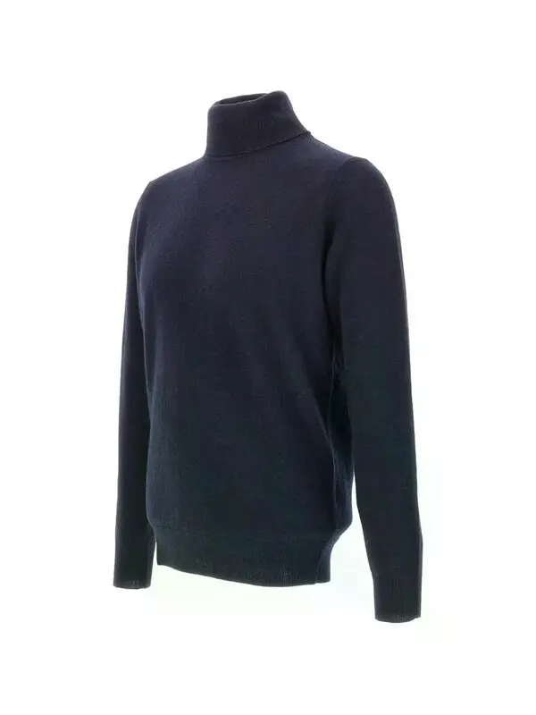 KANGRA Roll Neck Sweater - Blue