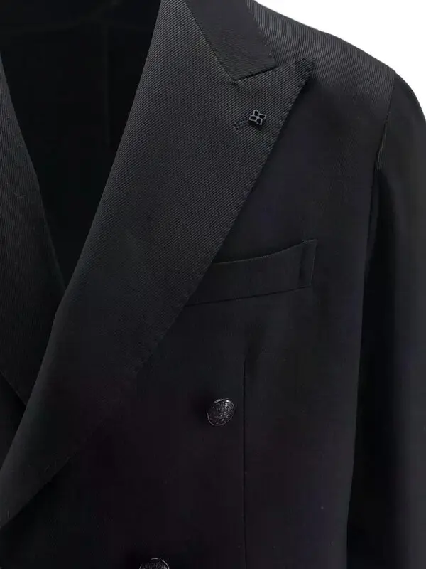 Tagliatore Double-breasted Peak-lapel Suit Jacket