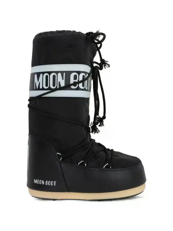 Moon Boot Icon Nylon Boots - Black