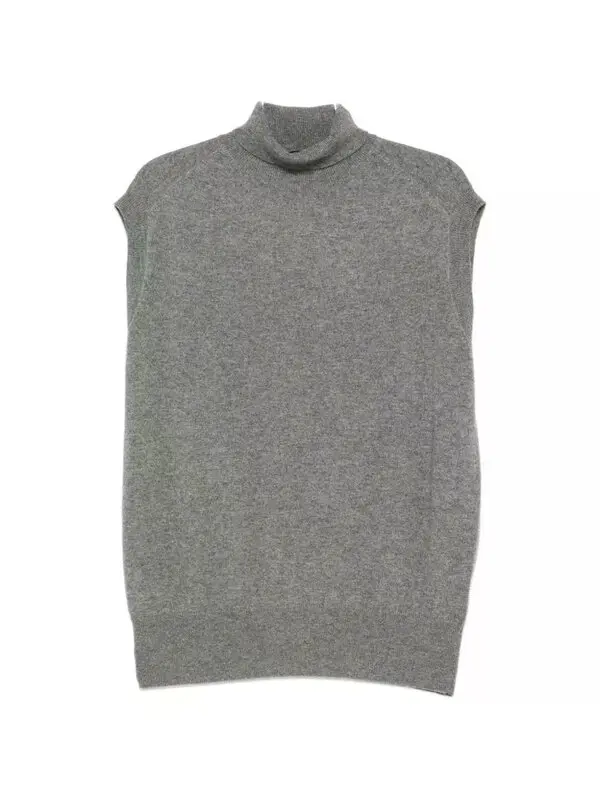 Sofie D'hoore Roll-neck Sleeveless Vest