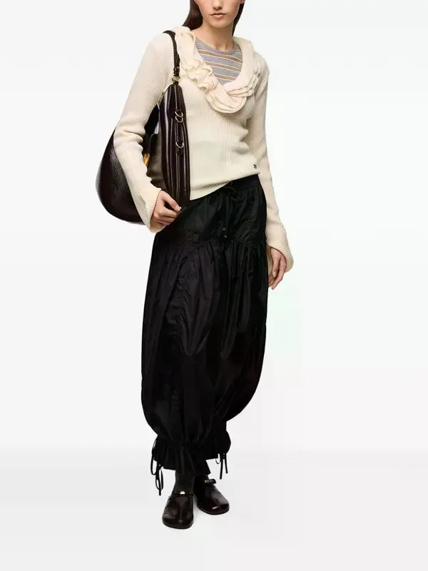 GANNI Trousers In Nylon
