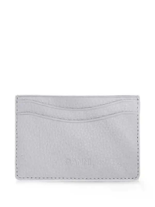 GANNI Bou Grained Leather Card Holder