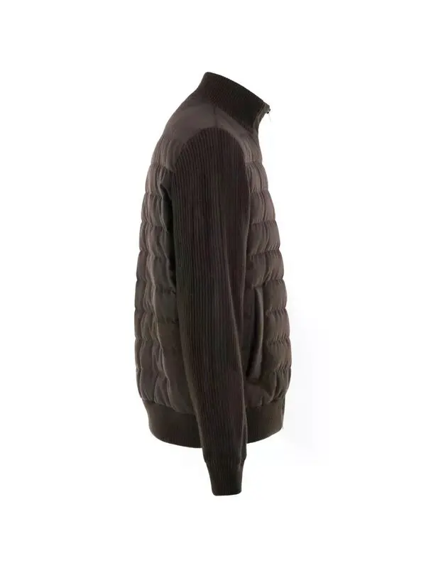 Herno Quilted-knit Padded Jacket