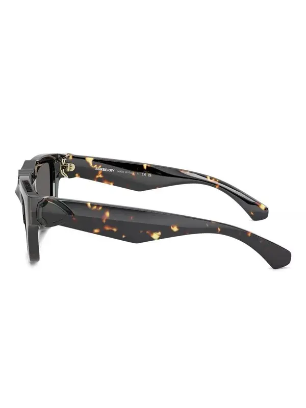 Burberry Tortoiseshell Geometric Sunglasses