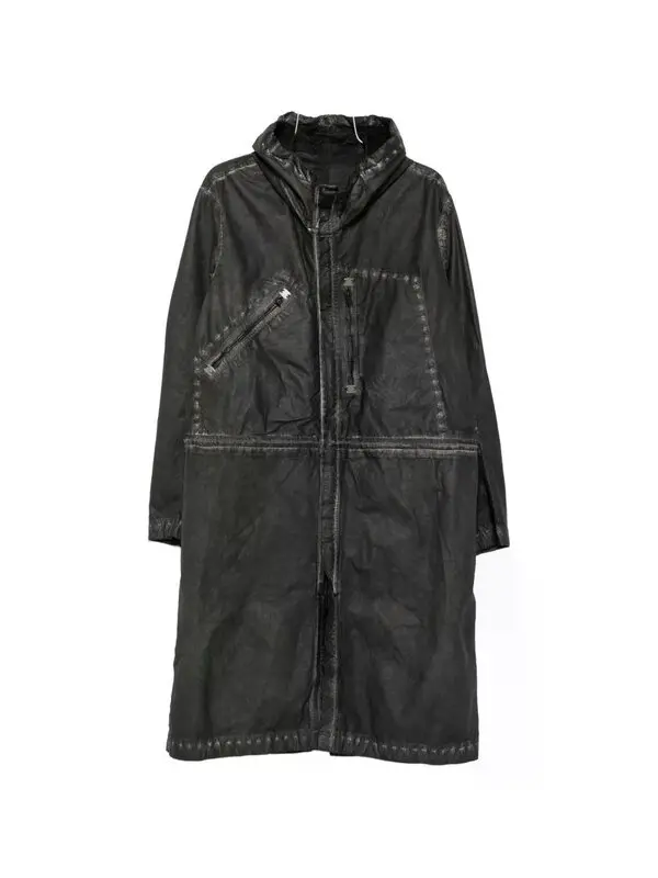 ISAAC SELLAM EXPERIENCE Etanche Hooded Coat