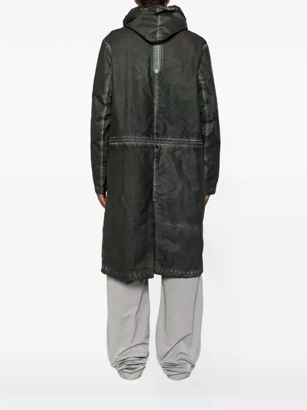 ISAAC SELLAM EXPERIENCE Etanche Hooded Coat