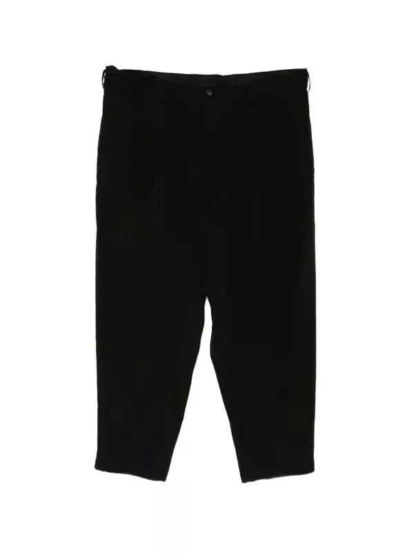 Yohji Yamamoto Pleated Wide-leg Trousers - Black