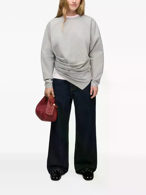 GANNI Blouse In Draped Jersey