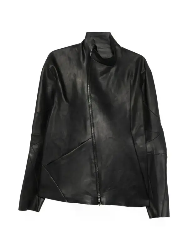 LEON EMANUEL BLANCK Asymmetric-zip Leather Jacket