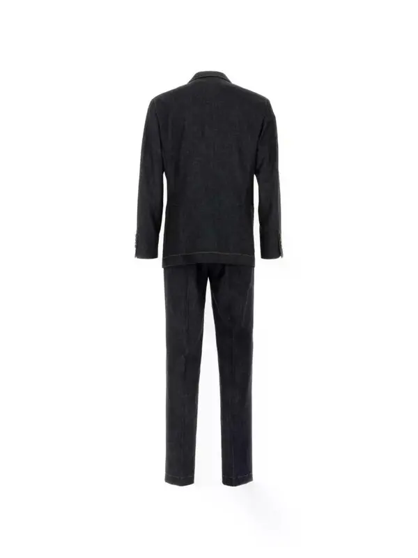 Brunello Cucinelli Blue Denim Suit