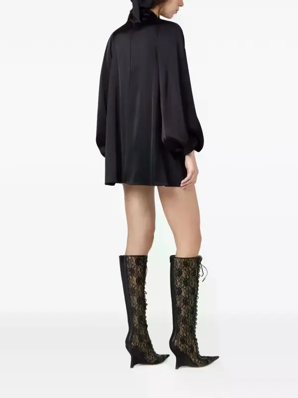 Giuseppe Di Morabito Draped Crystal-embellished Mini Dress