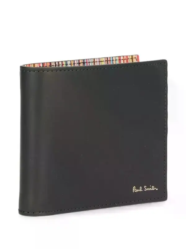 Paul Smith Leather Signature Strip Interior Billfold Wallet