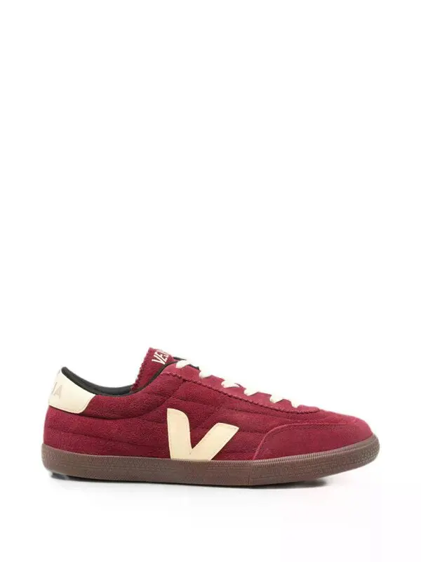 VEJA Suede Logo-patch Sneakers - Red