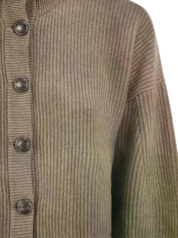 Brunello Cucinelli English Rib-knit Cashmere Cardigan