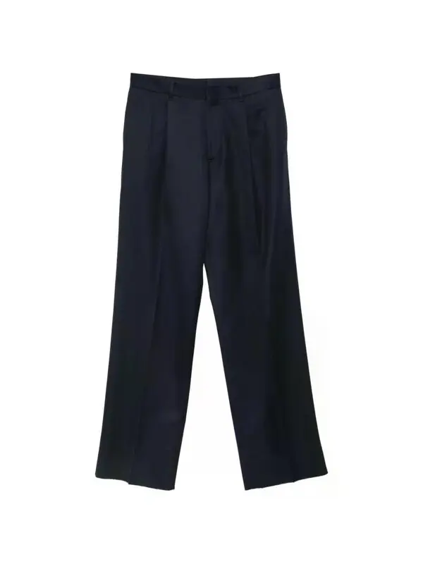 LARDINI Pleated Wide-leg Trousers
