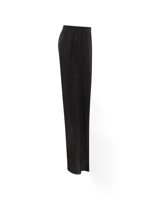 Brunello Cucinelli Sequin-embellished Pinstripe Trousers