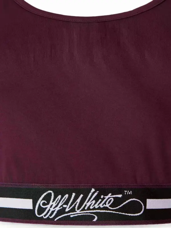 Off-White Logo-underband Crop Top