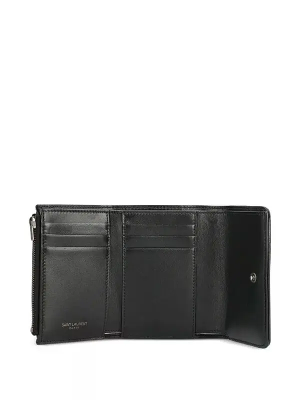 Saint Laurent Tri-fold Leather Wallet