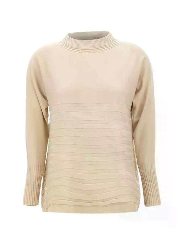 ELENA MIRÒ Long-sleeve Textured-knit Sweater