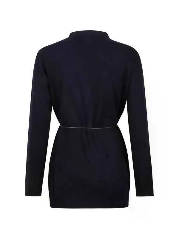 Peserico Belted Wrap-front Sweater