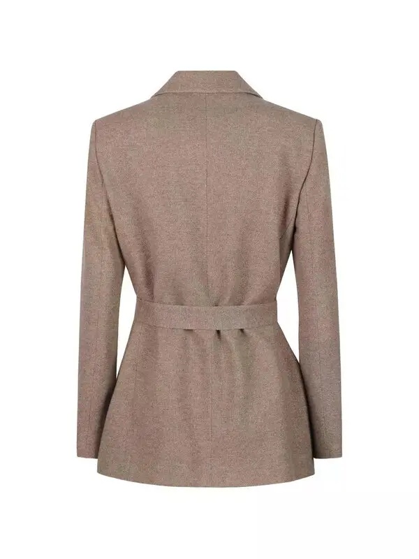 Peserico Belted Notch-lapel Blazer