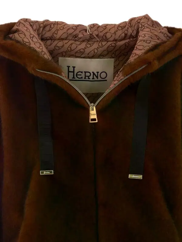 Herno Faux-fur Hooded Jacket
