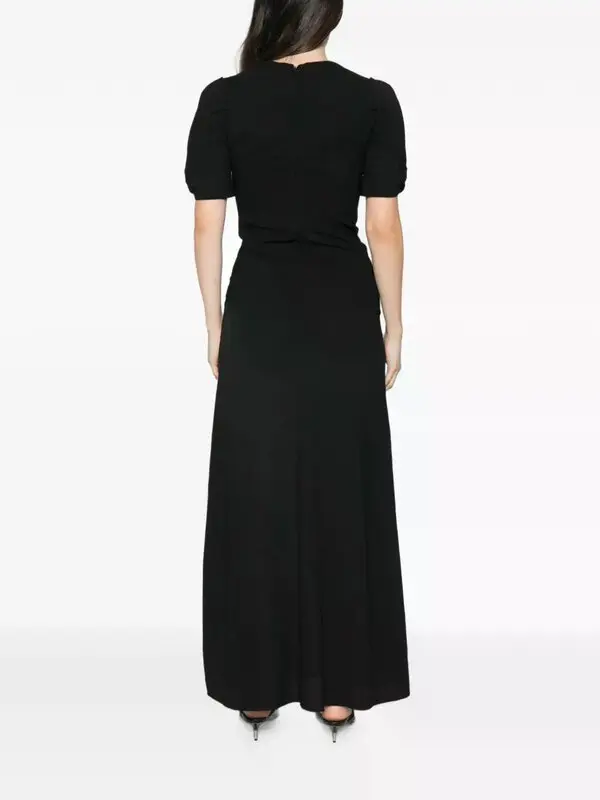 Isabel Marant Étoile Cut-out Puff-sleeve Dress