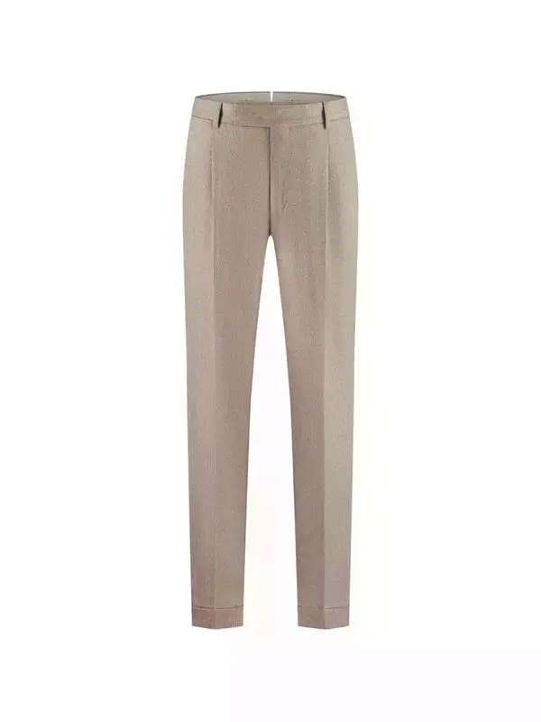PT TORINO Pleated Turn-up Trousers