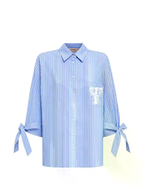 TWINSET Striped Shirt - Blue