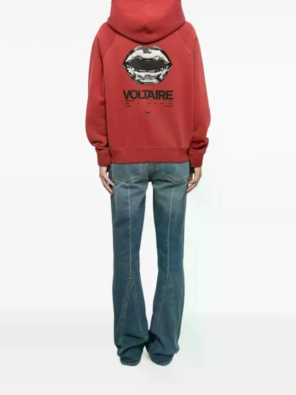 Zadig&Voltaire Georgy Mo Tour Logo-embroidered Hoodie