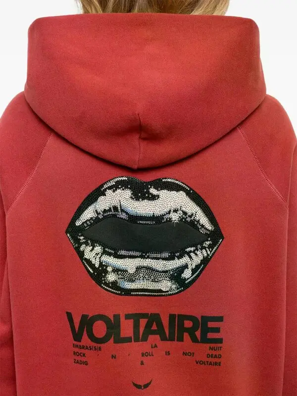 Zadig&Voltaire Georgy Mo Tour Logo-embroidered Hoodie