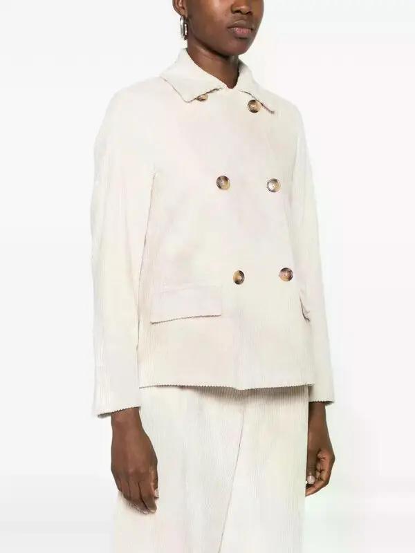 KILTIE Double-breasted Corduroy Blazer
