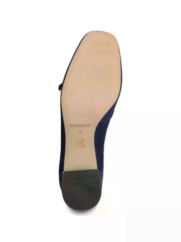 Bernardo Amelie Buckle-detail Suede Pumps
