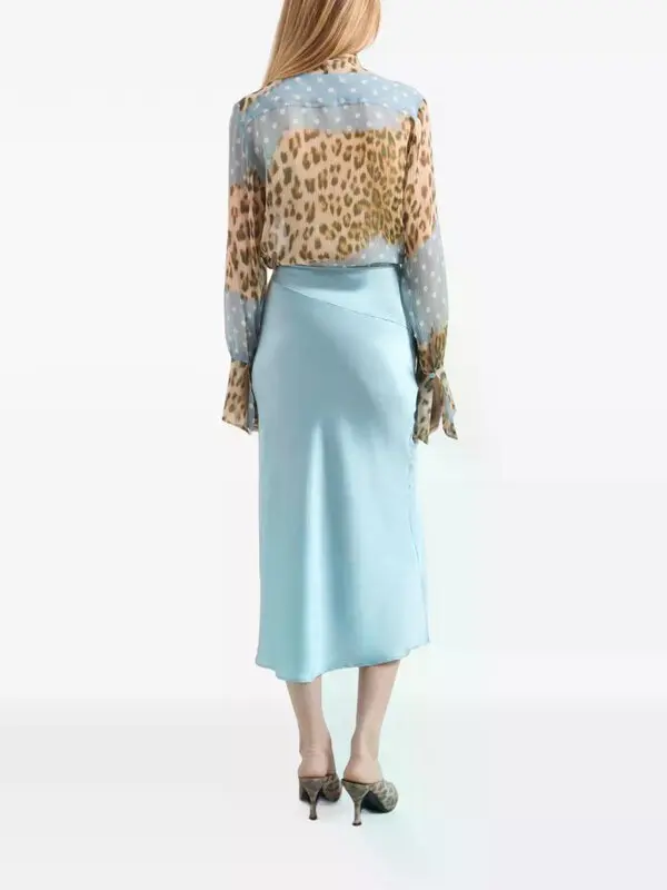 Nina Ricci Draped Midi Skirt