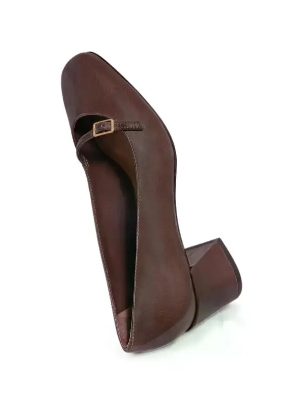 Bernardo Amelie Buckle-strap Block-heel Pumps