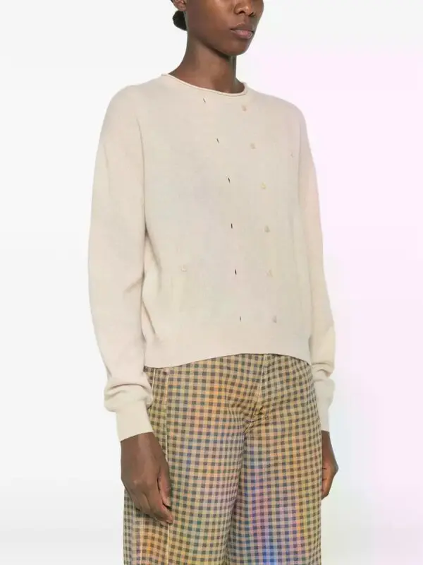 PDR PHISIQUE DU ROLE Button Embellished Sweater