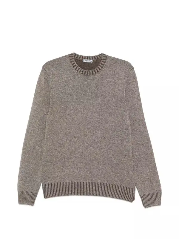 VENGERA Ribbed-knit-trim Sweater